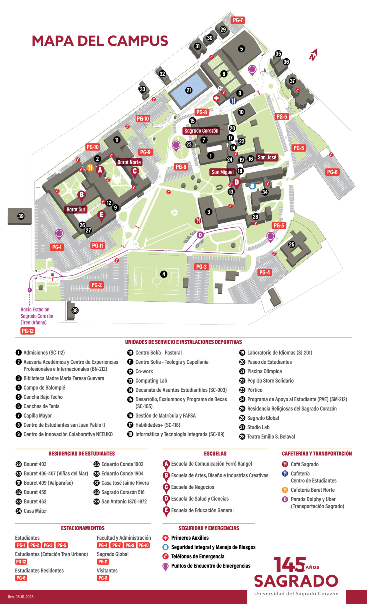 Campus Map - Universidad del Sagrado Corazón